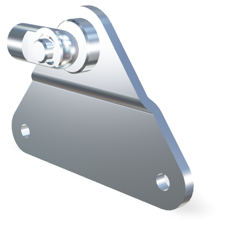 M5 Eye and side bracket – Stainless Steel 304 - Gasspringsshop.kr