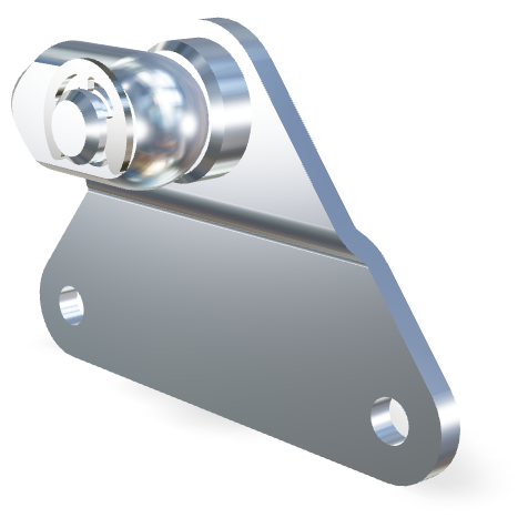 M5 Eye and side bracket - Gasspringsshop.kr